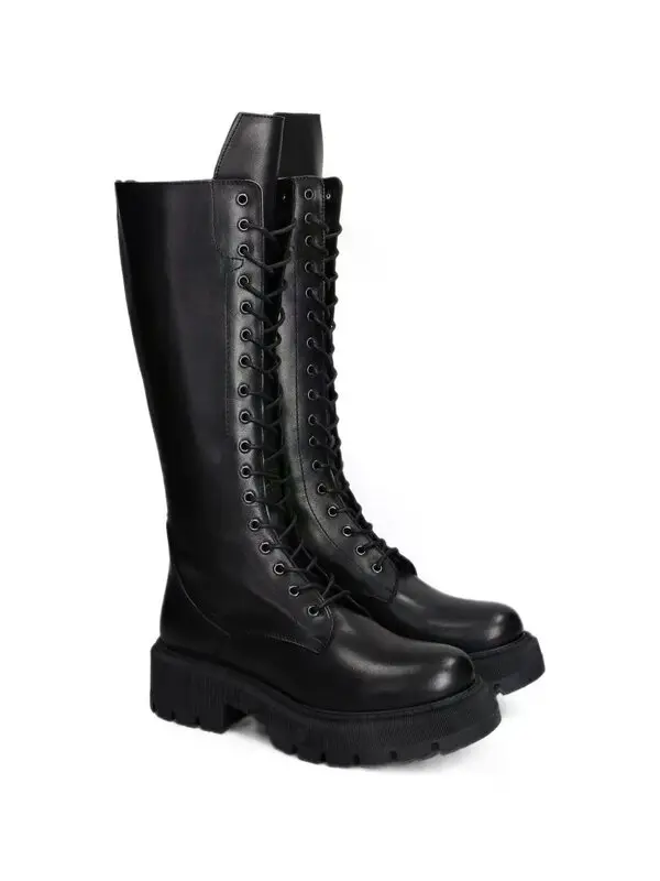 JULIE DEE Lace-up Chunky-sole Boots