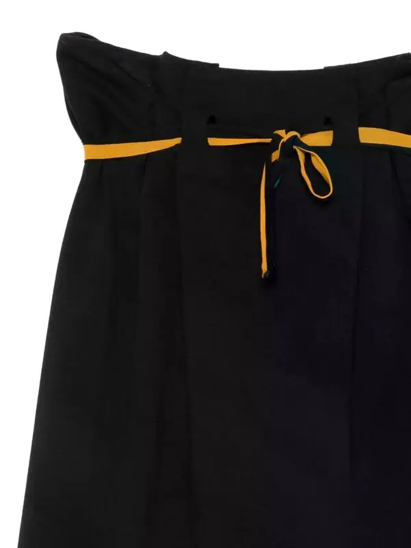JIL SANDER 1990s Belted Wool Skirt