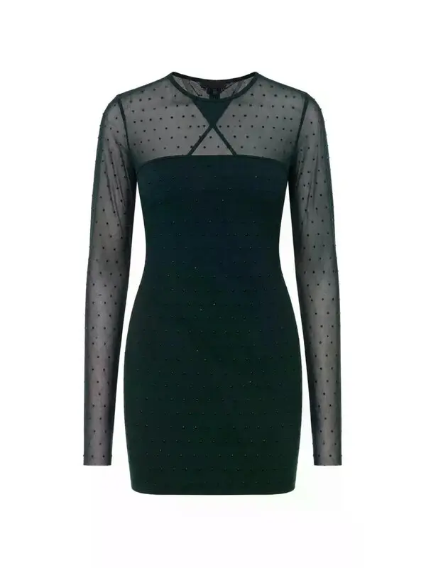 Liu Jo Crystal-embellished Open-back Dress - Black