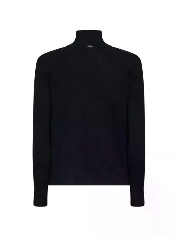 Herno Cut-out Wrap-effect Sweater