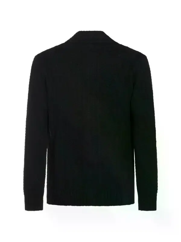 Altea Shawl-collar Chevron-knit Cardigan