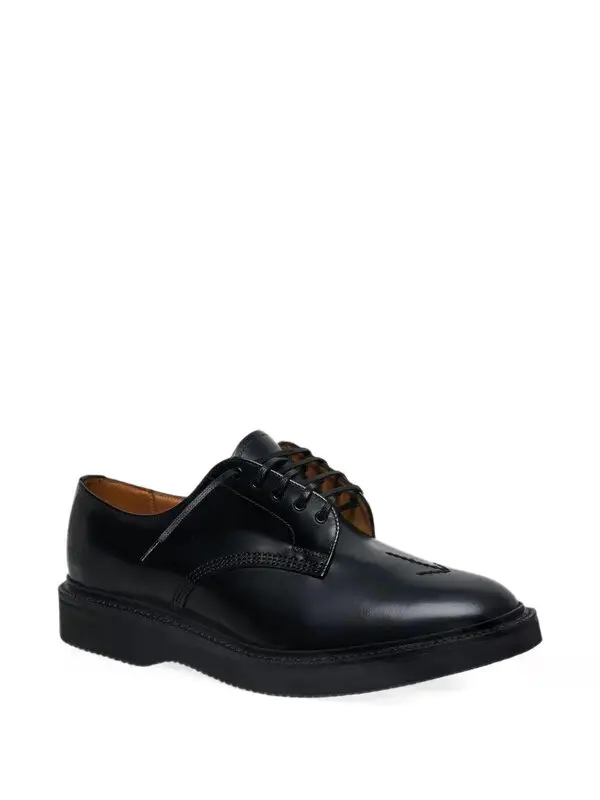Comme Des Garçons Embroidered Leather Shoes