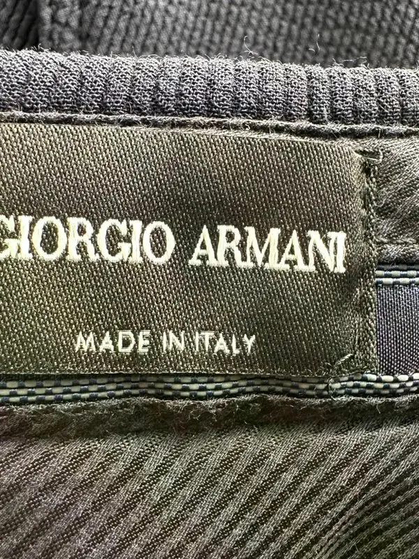 Giorgio Armani Ribbed Knit Slim Trousers