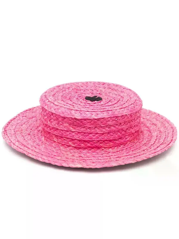 PATOU Two-tone Raffia Boater