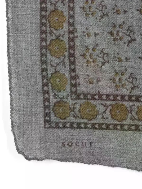 Soeur Floral-pattern Scarf