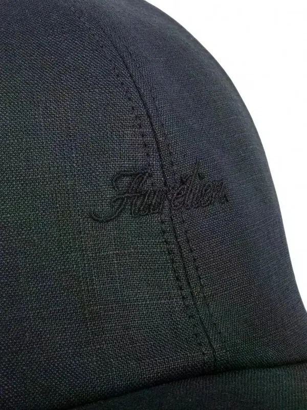 AURELIEN Linen Baseball Cap