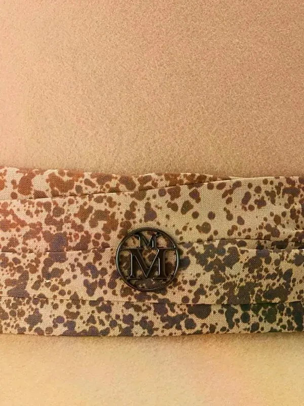 MAISON MICHEL Kate Leopard-print Felt Hat