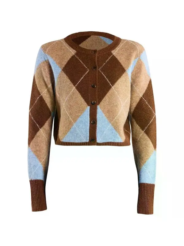 CHRISTY LYNN Goldie Argyle Cardigan