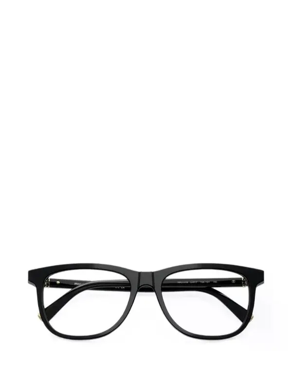 Miu Miu Logo-plaque Square-frame Glasses