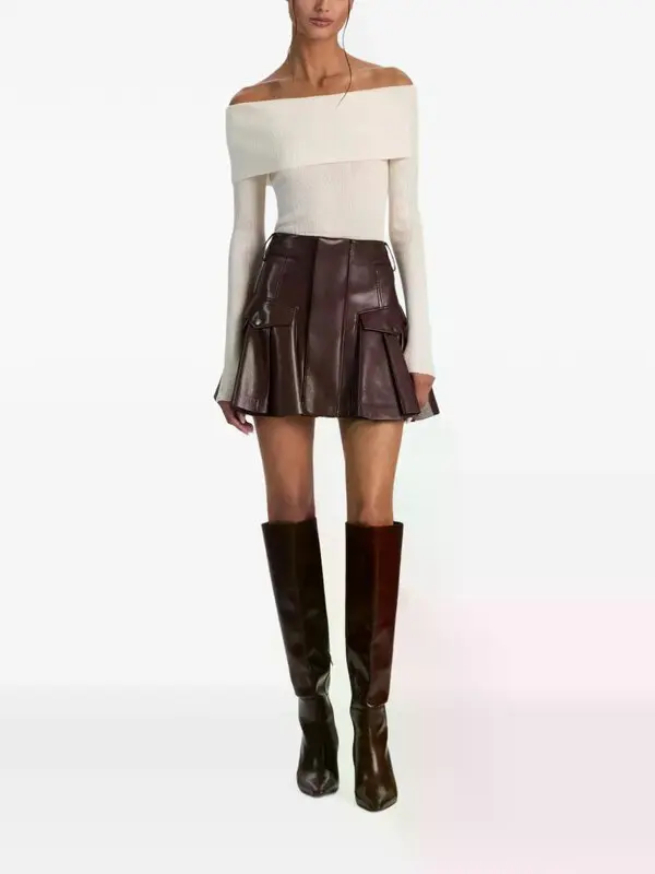 Alice + Olivia Trinity Ruffled Mini Skirt