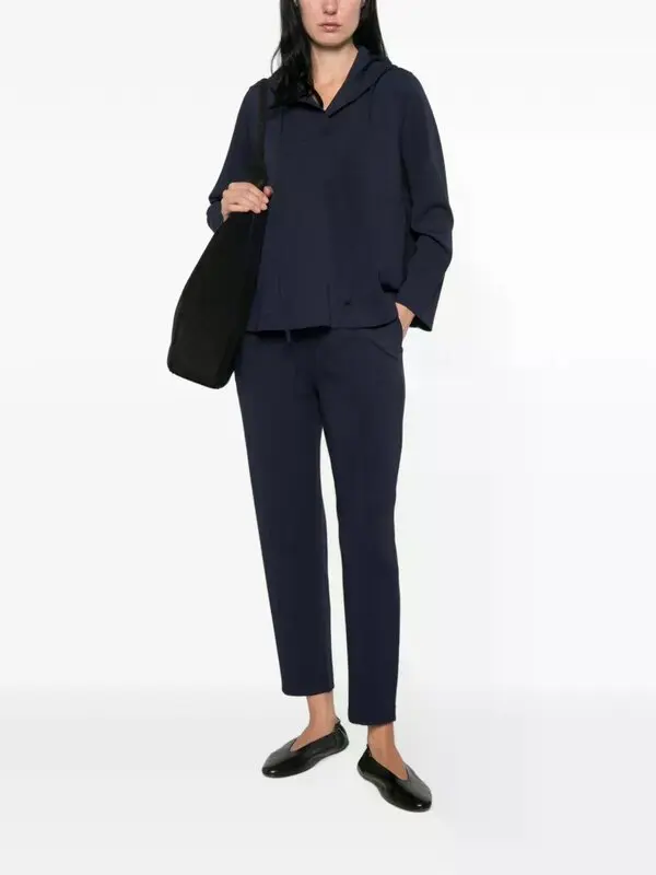 PSOPHIA Drawstring Tapered Trousers
