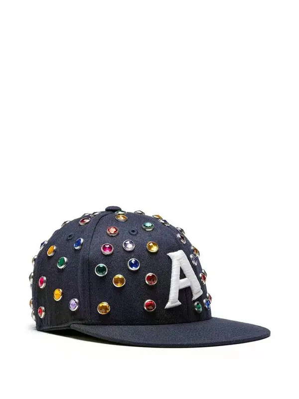 ANTI SOCIAL SOCIAL CLUB Crystal Embellished Logo Cap - Blue