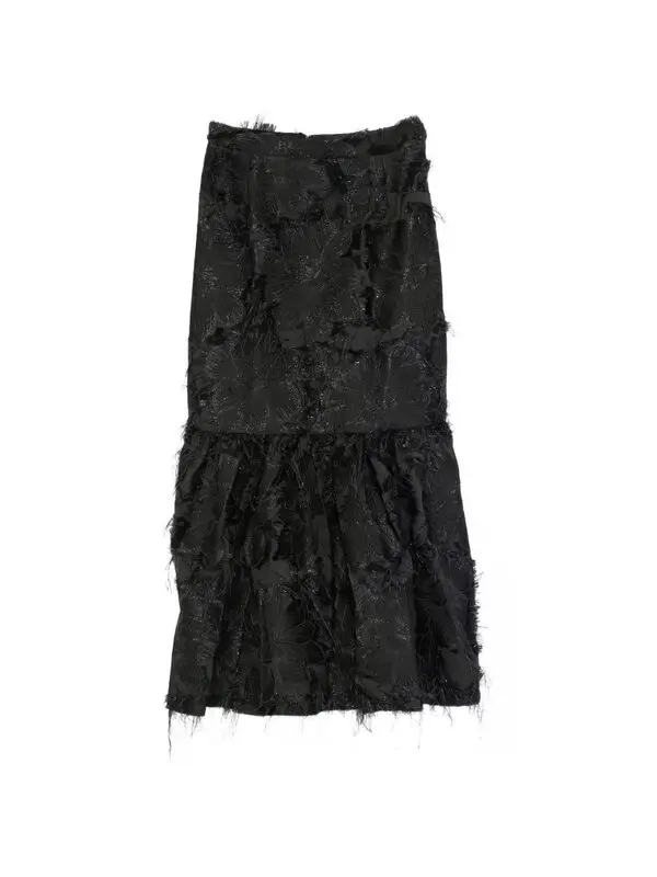 BARBARA BOLOGNA Revolution Fringed Midi Skirt