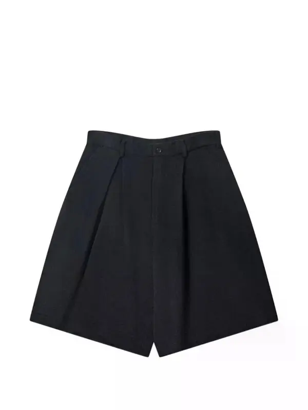 Comme Des Garçons Pleated Wide-leg Shorts