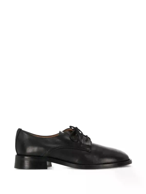 GIANNI CUCCUINI Leather Derby Shoes