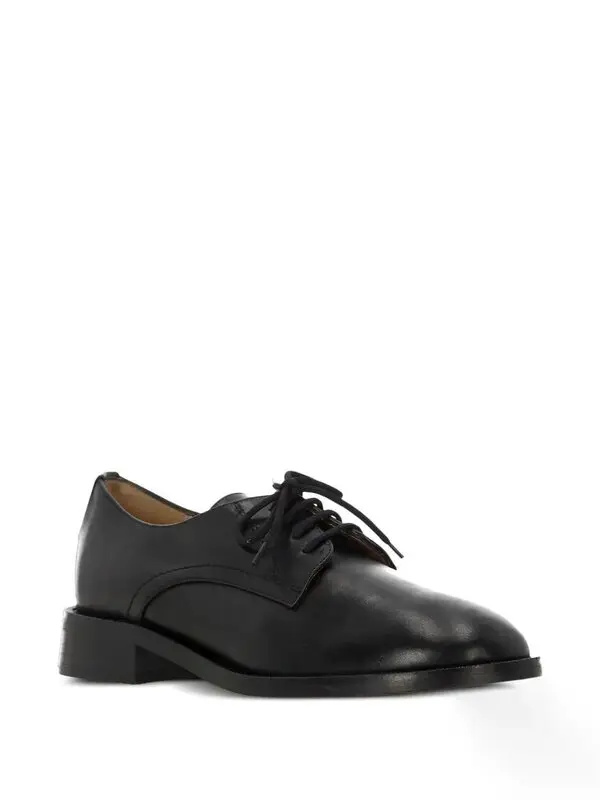 GIANNI CUCCUINI Leather Derby Shoes