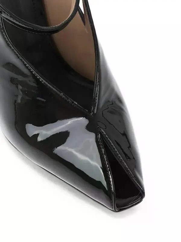 FERRAGAMO Leather Wedge Sandals