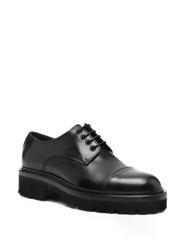 Corneliani Cap-toe Chunky-sole Lace-up Shoes