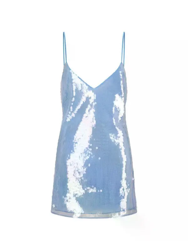 Retrofete Deserae Sequin-embellished Dress - Blue