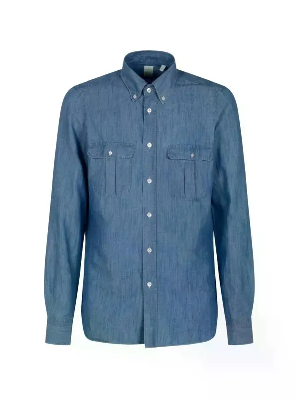 FINAMORE 1925 Button-down Flap-pocket Shirt