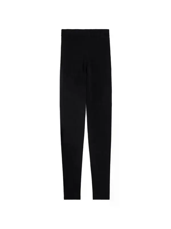 Balenciaga Techwear Logo-embroidered Knitted Leggings