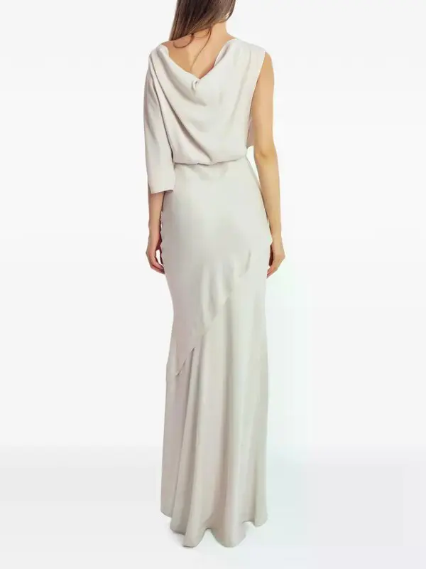 IRINA SCHROTTER Beatrice Draped Asymmetric Dress