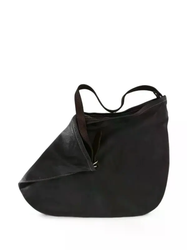 Guidi Q25 Grained-leather Shoulder Bag
