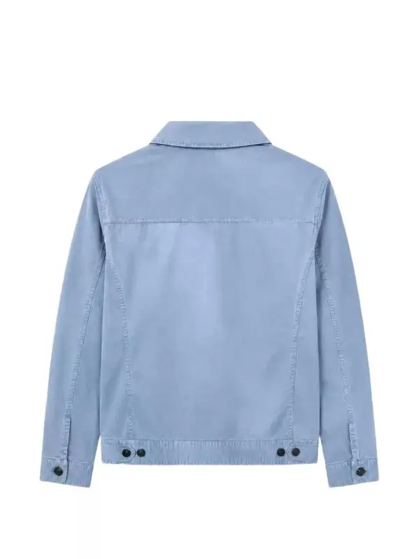 BLAUER. Logo Patch Zip-up Jacket