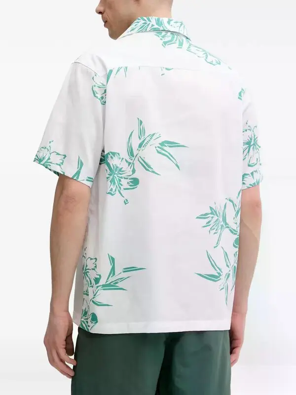 Oakley Hibiscus Breeze Floral-print Short-sleeve Shirt