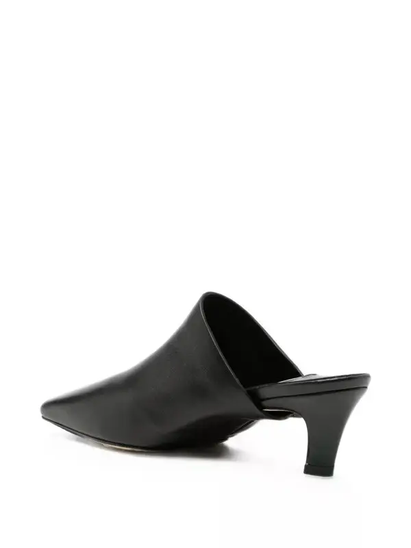 TOTEME Pointed-toe Leather Mules
