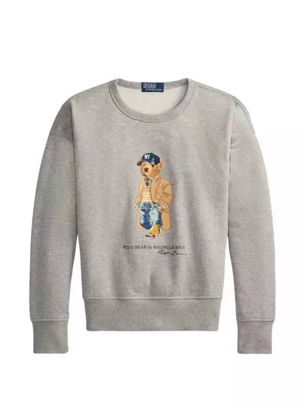 Polo Ralph Lauren Polo Bear Graphic-print Crew Neck Sweater