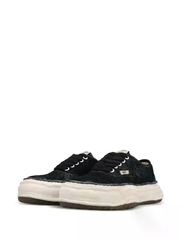 Mihara Yasuhiro Baker 26 Og Sole Glittery Suede Low-top Sneakers