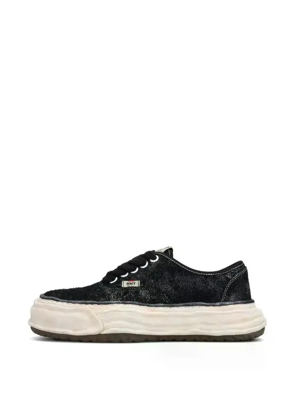 Mihara Yasuhiro Baker 26 Og Sole Glittery Suede Low-top Sneakers