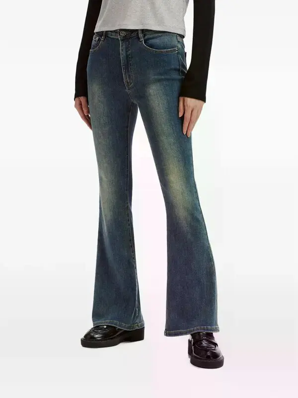 B+AB Faded Flared-leg Jeans