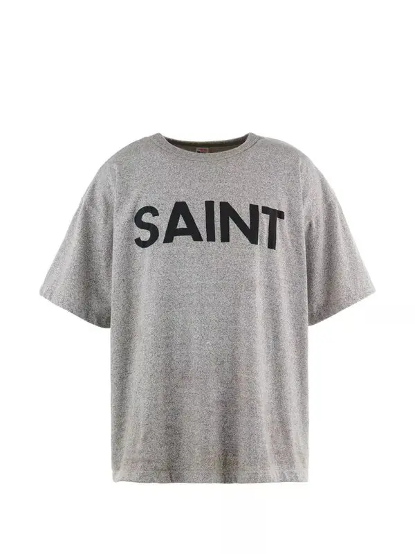 SAINT MXXXXXX Logo-print T-shirt - Grey