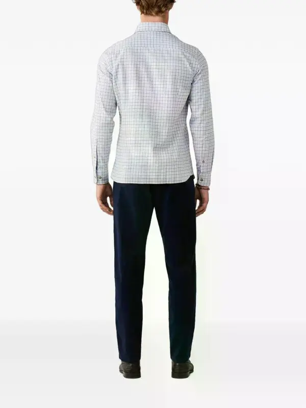 HACKETT LONDON Checked Buttoned Shirt