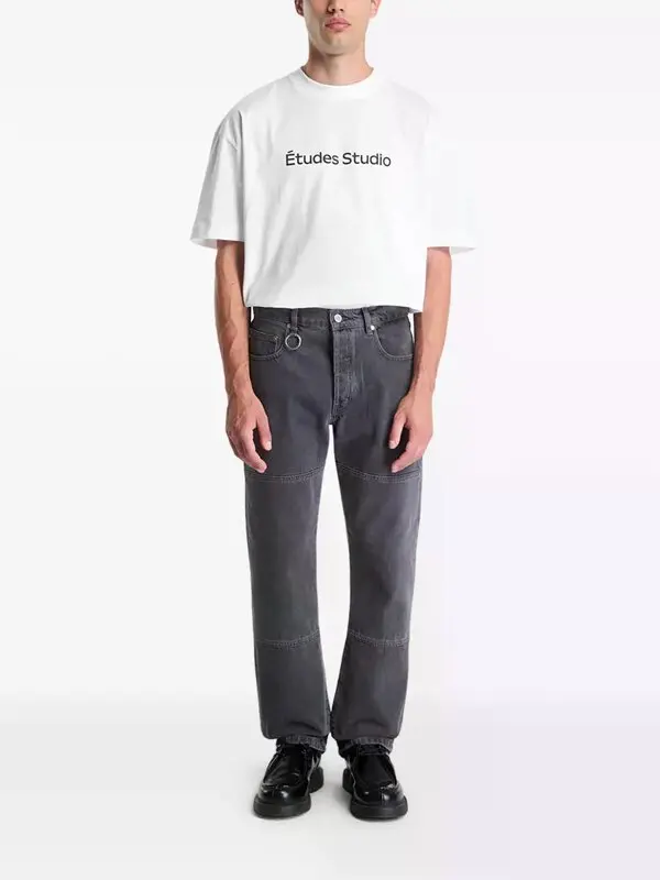 Études Studio Panelled Metal-ring Jeans