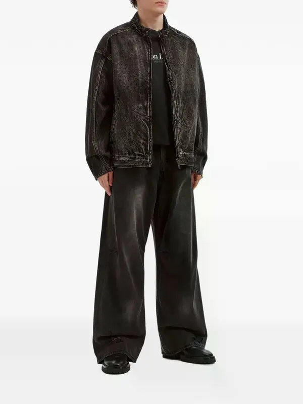 Izzue Acid-wash Denim Jacket