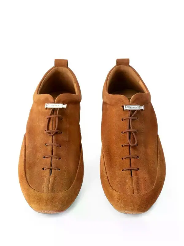 By Far Suede Lace-up Sneakers