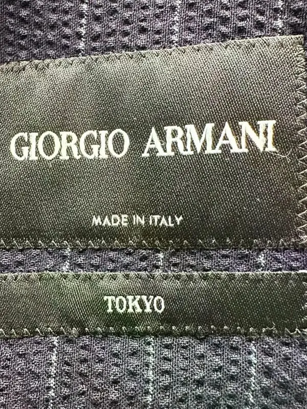Giorgio Armani Double-breasted Pinstripe Blazer