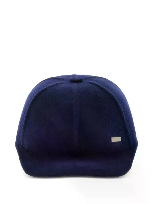 Herno Wool Baseball Cap - Blue