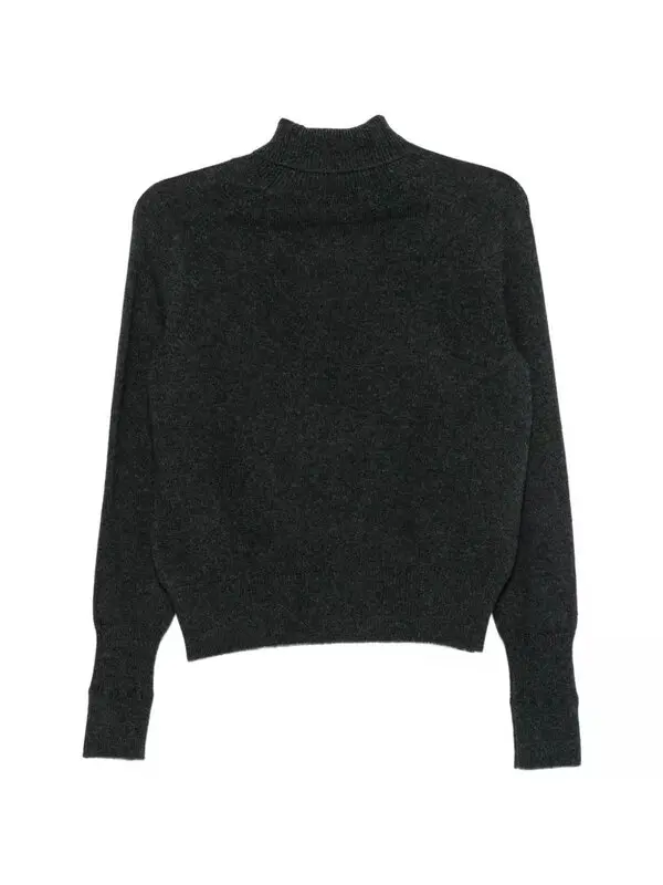 Victoria Beckham Marie Roll Neck Sweater - Grey
