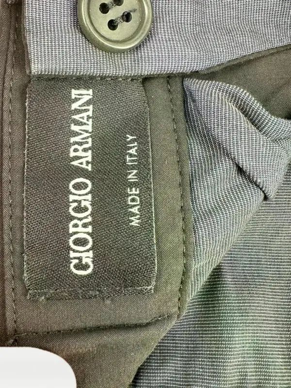 Giorgio Armani Straight-leg Cotton Trousers