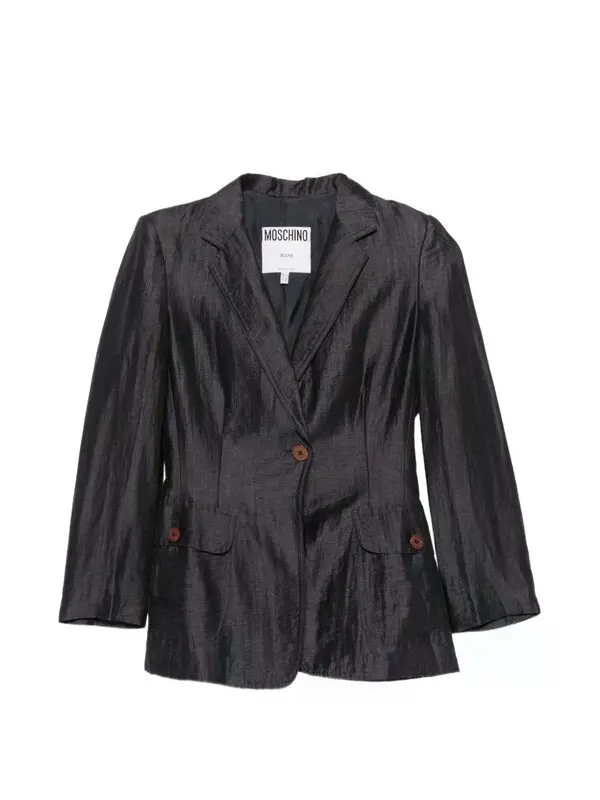 Moschino 2000s Single-breasted Jacket - Black