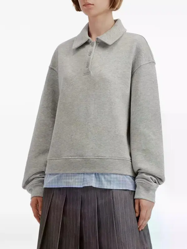 TOUT A COUP Layered-detail Polo Shirt