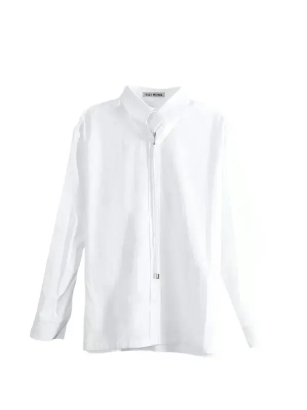 Issey Miyake Monsieur Bolo-tie Shirt - White