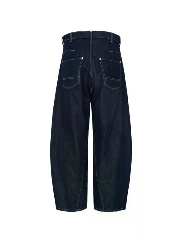 Comme Des Garçons Contrast-stitch Tapered Jeans