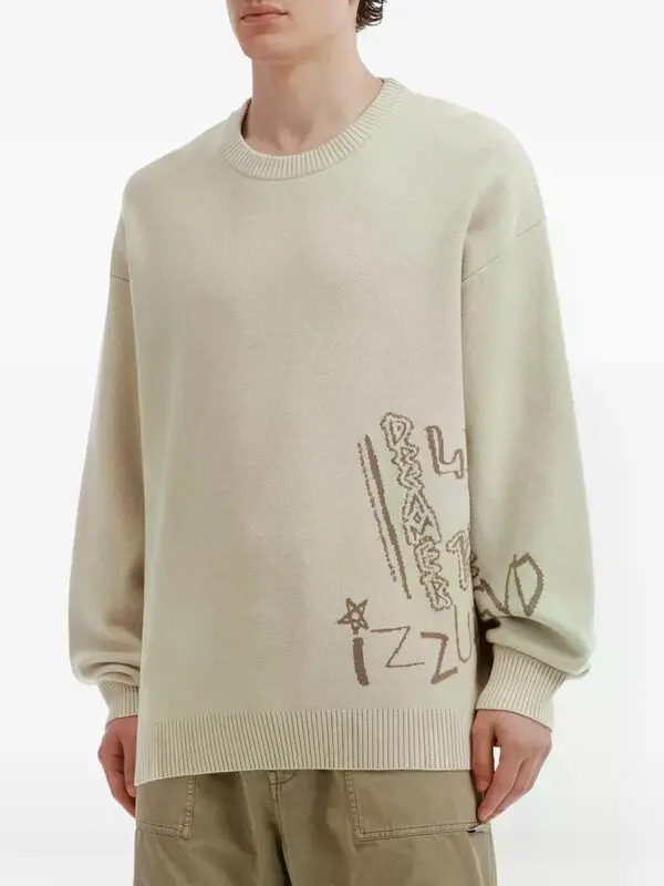 Izzue Graffiti-print Sweater