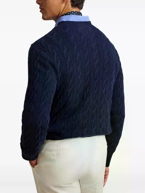 Ralph Lauren Purple Label Cashmere Cable-knit Sweater