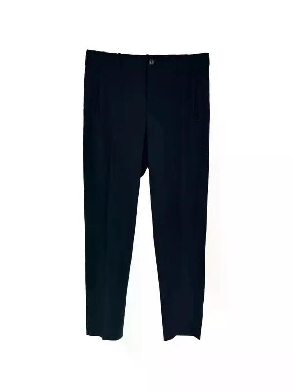 Giorgio Armani Straight-leg Trousers - Black